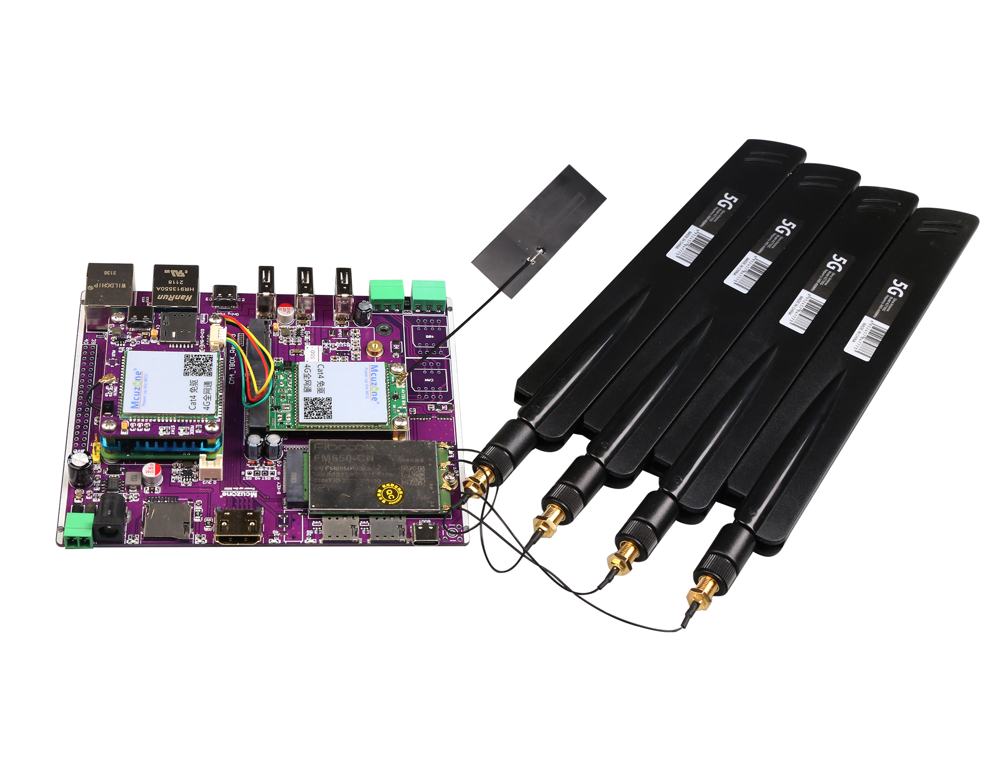 MCUZone 野芯科技树莓派CM4_TBOX扩展板(针对车机和工业应用)之多WAN负载均衡演示 - 树莓派CM系列 Mcuzone 野芯科技